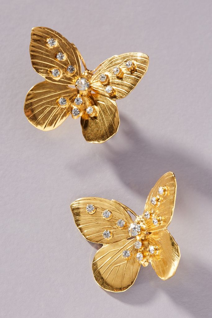 Jennifer Behr Cissia Clip-On Earrings | Anthropologie