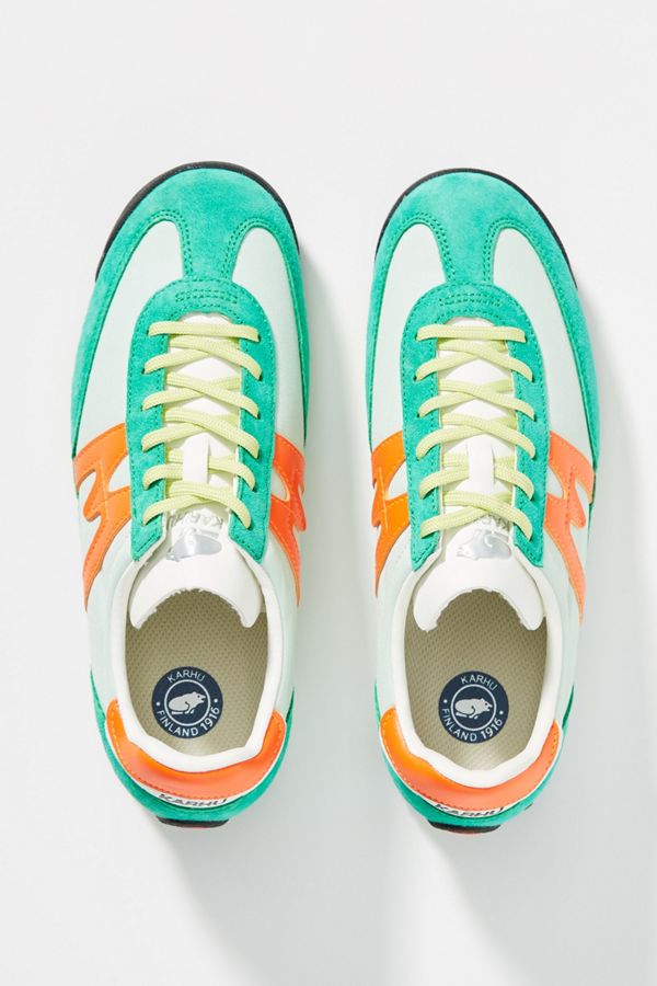 Karhu Green Colorblocked Sneakers | Anthropologie