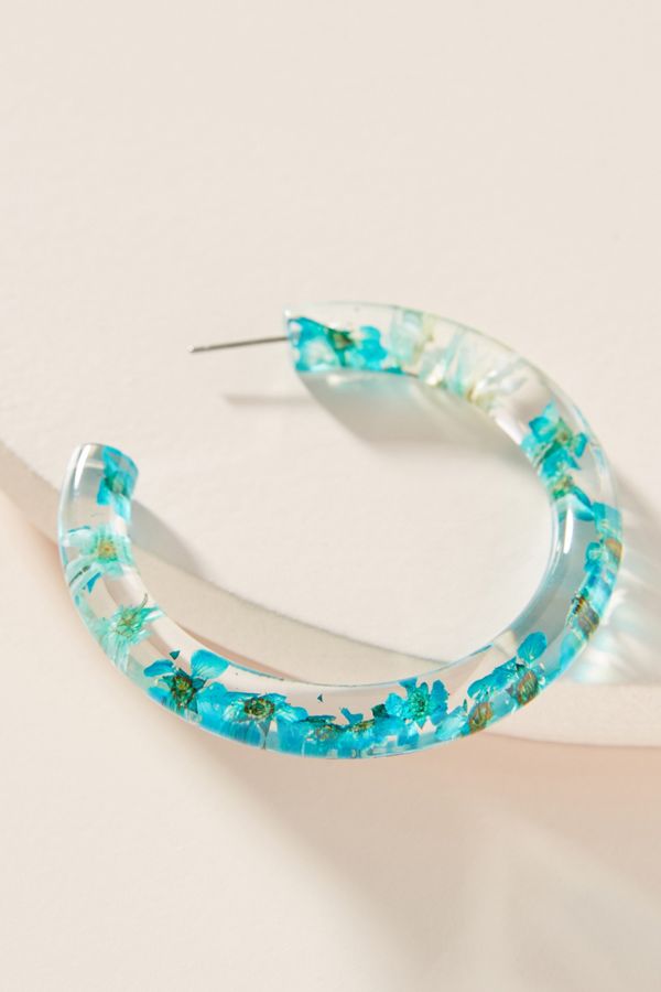 Florina Resin Hoops | Anthropologie