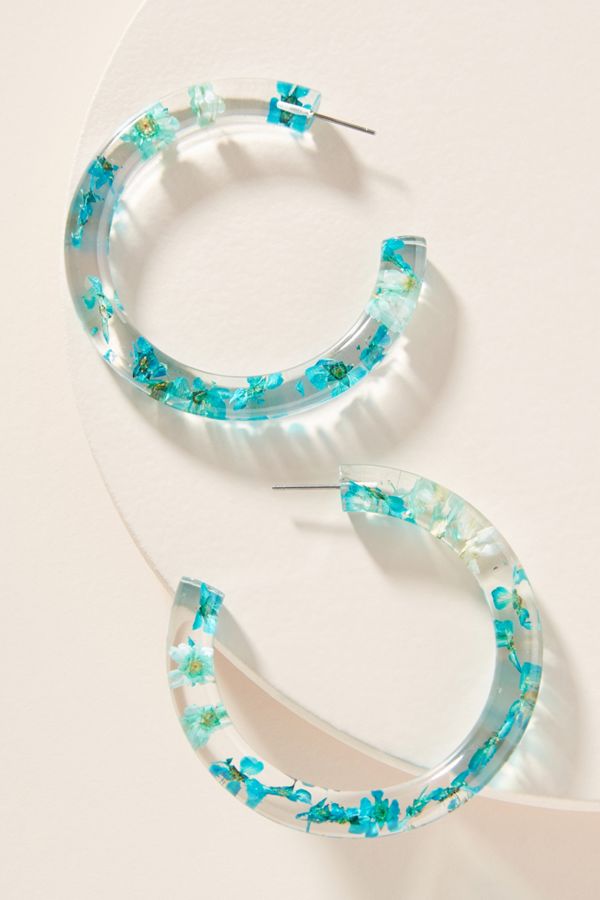 Florina Resin Hoops | Anthropologie