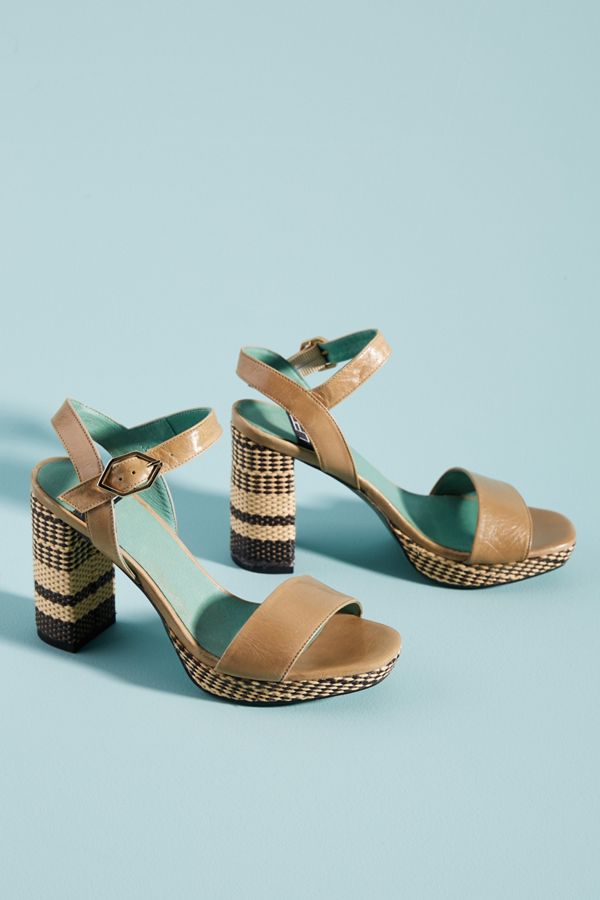 LAB Jute Platform Heels | Anthropologie
