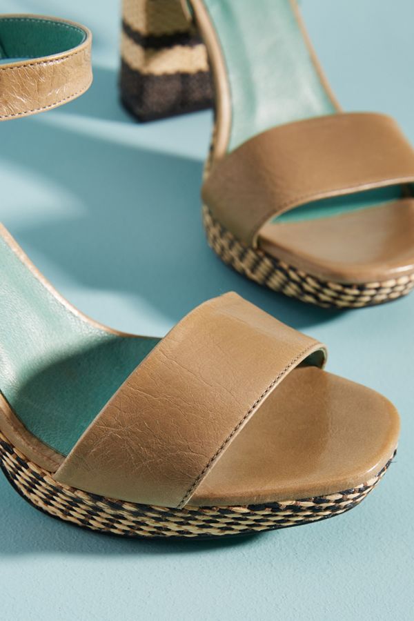 LAB Jute Platform Heels | Anthropologie