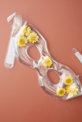 Pressed Flower Gel Eye Mask | Anthropologie