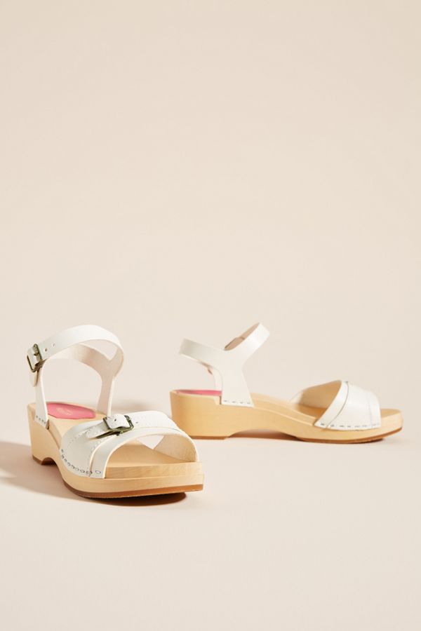 Swedish Hasbeens Preppy Debutant Clog Sandals | Anthropologie