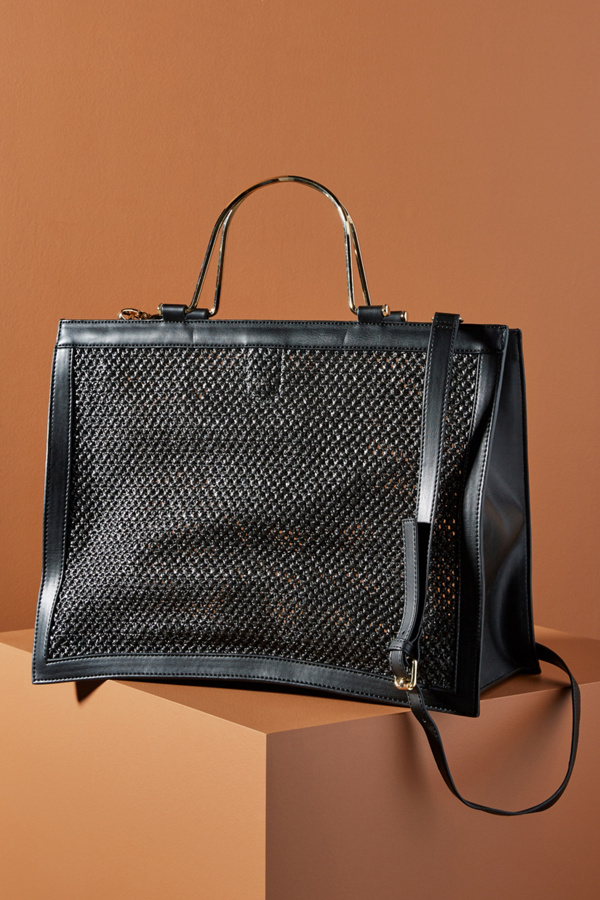 Portia Woven Tote Bag | Anthropologie