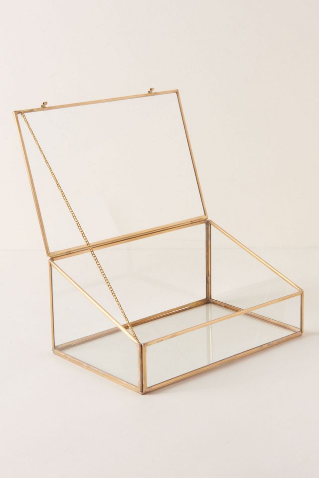 Glass Card Box | Anthropologie