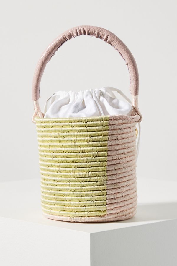 Milo Woven Bucket Bag | Anthropologie
