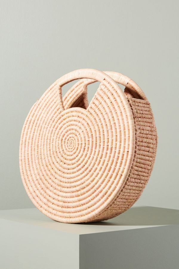 Ellie Woven Circle Clutch | Anthropologie