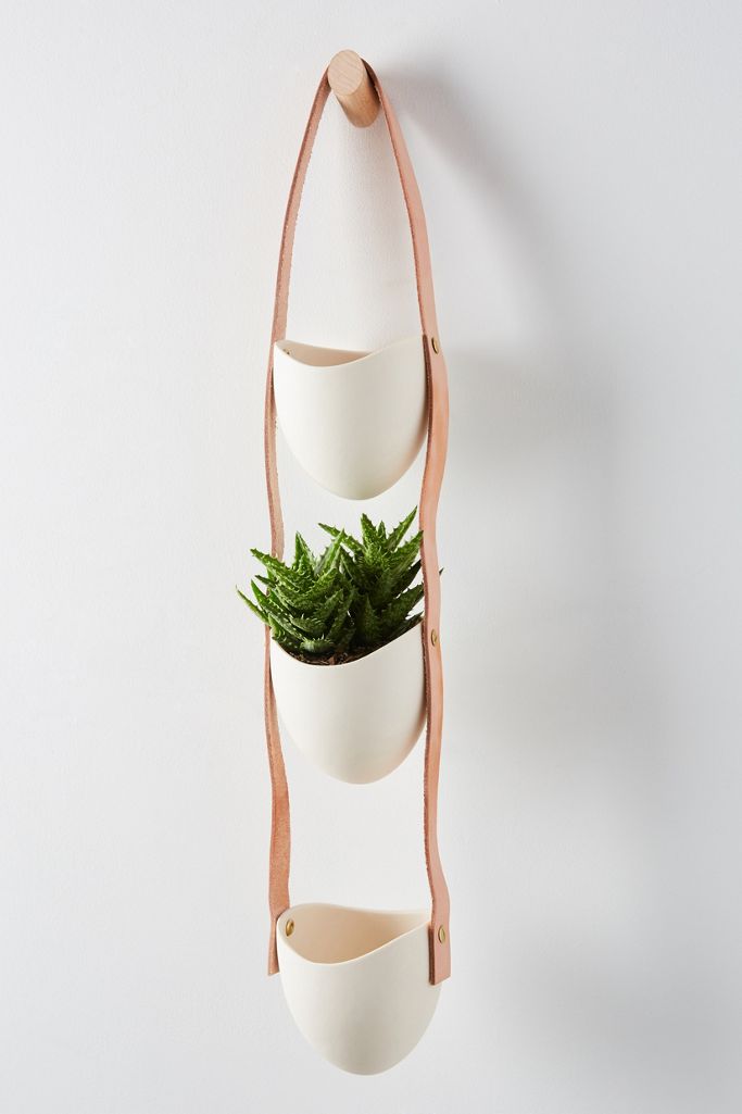 Spora Three-Tiered Hanging Planter | Anthropologie