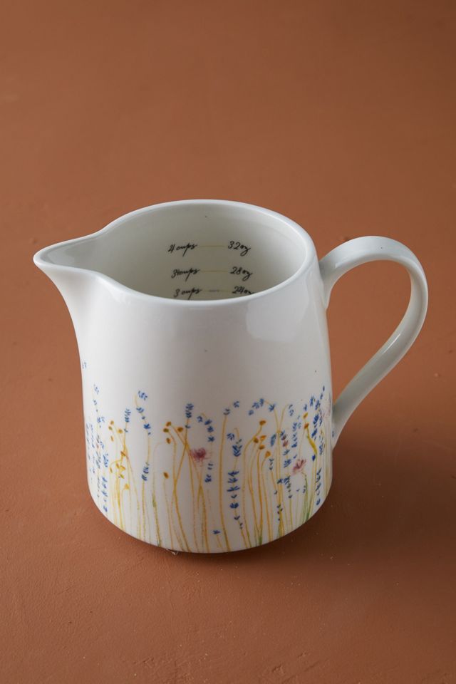 Floral Ceramic Measuring Cup | Anthropologie