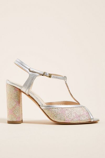 Lenora Silver Heels | Anthropologie