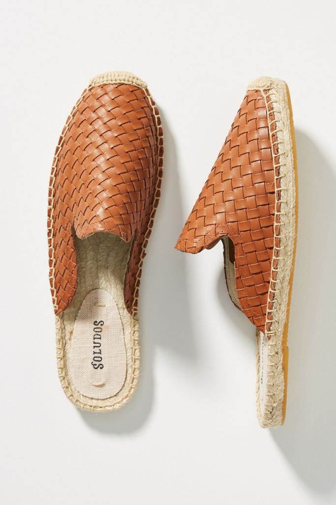 Soludos Sofia Woven Espadrille Slides | Anthropologie