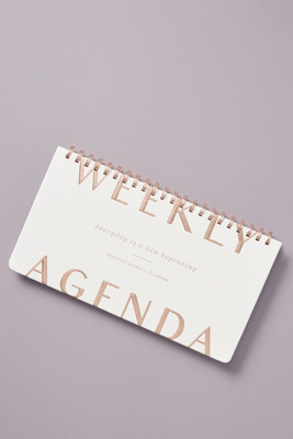 Riley Weekly Desktop Planner | Anthropologie