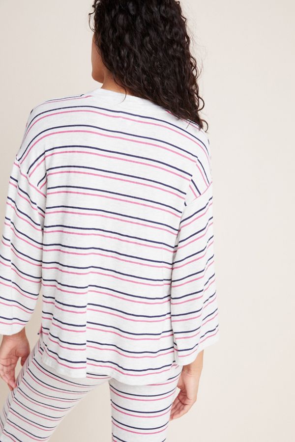 Sundry Striped Hacci Pullover | Anthropologie