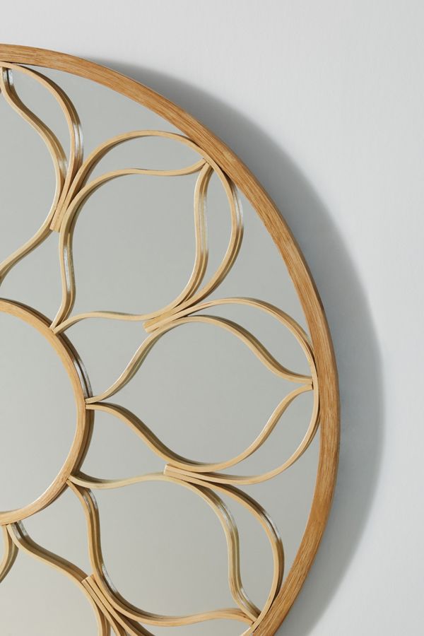 Wildflower Rattan Mirror | Anthropologie