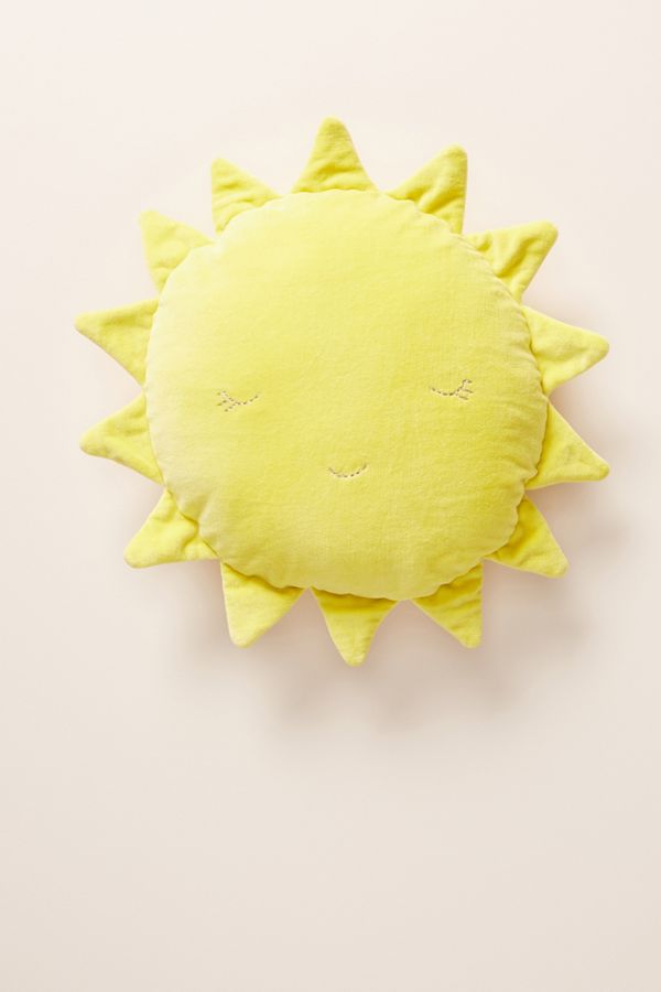 Meri Meri Sunshine Rainbow Velvet Cushion | Anthropologie