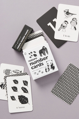 Nature Number Cards | Anthropologie