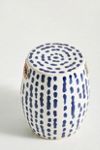Striped Ceramic Stool | Anthropologie