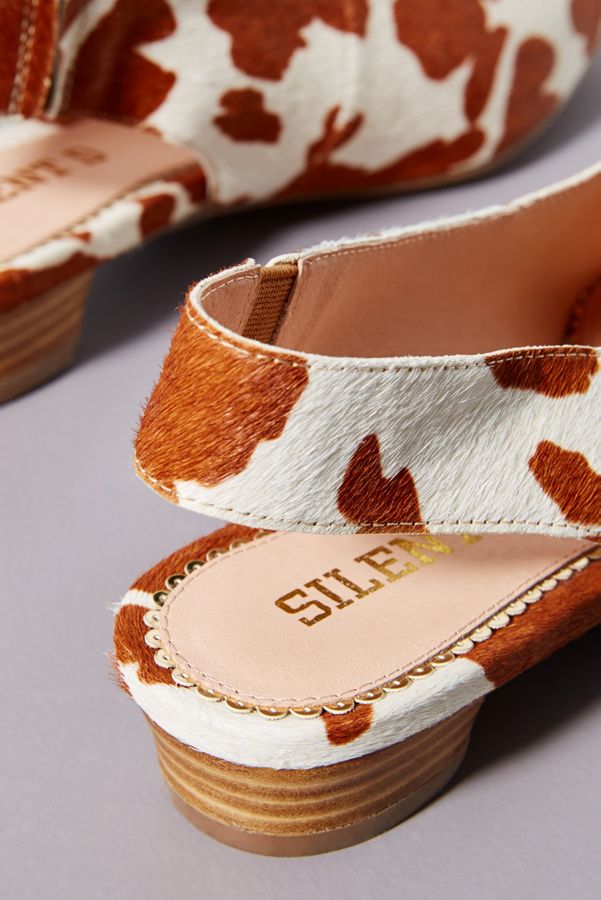 Silent D Snake Slingback Flats | Anthropologie