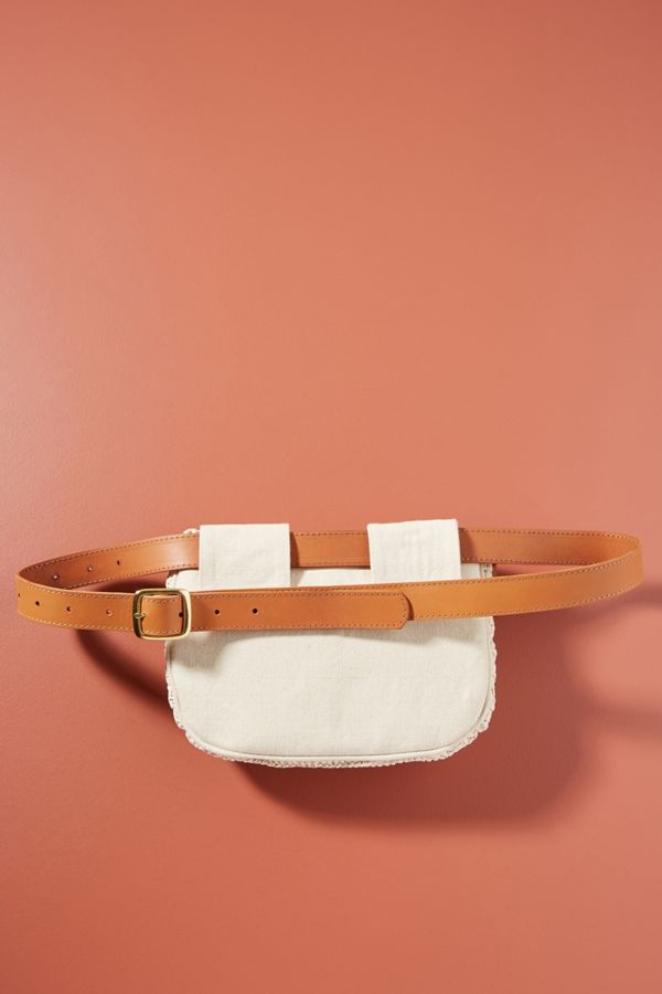 Clare V. Raffia Belt Bag | Anthropologie