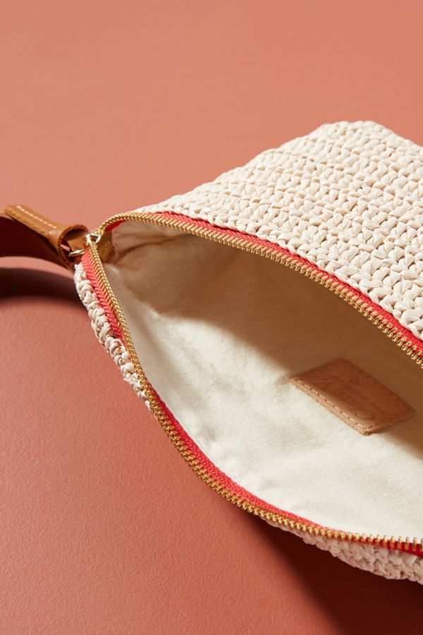 Clare V. Raffia Belt Bag | Anthropologie