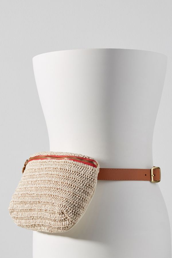 Clare V. Raffia Belt Bag | Anthropologie