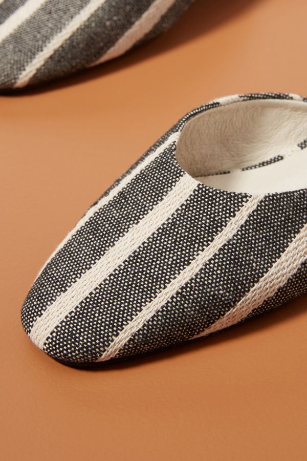 Intentionally Blank Striped Flats | Anthropologie