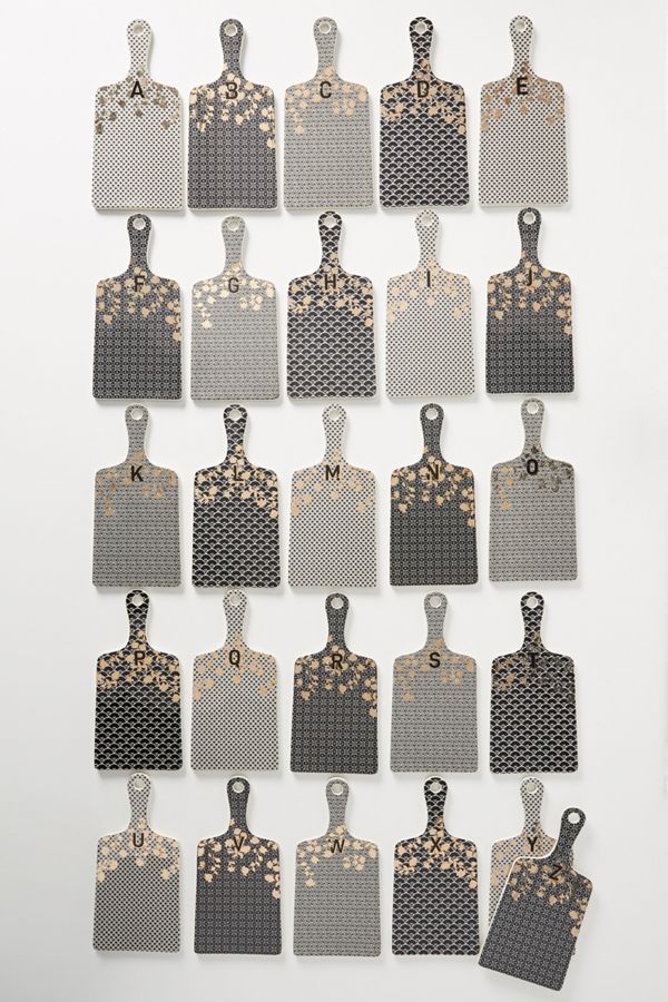 Eliza Monogram Cheese Board | Anthropologie