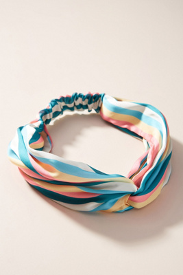 Pool-Bound Striped Headband | Anthropologie