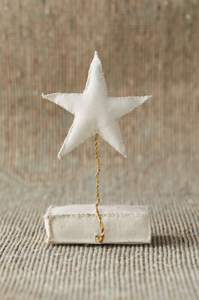 Fabric Star Stocking Holder | Anthropologie