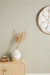 Rattan Overlay Lattice Wallpaper | Anthropologie