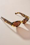 Pared Tortoise Oval Sunglasses | Anthropologie