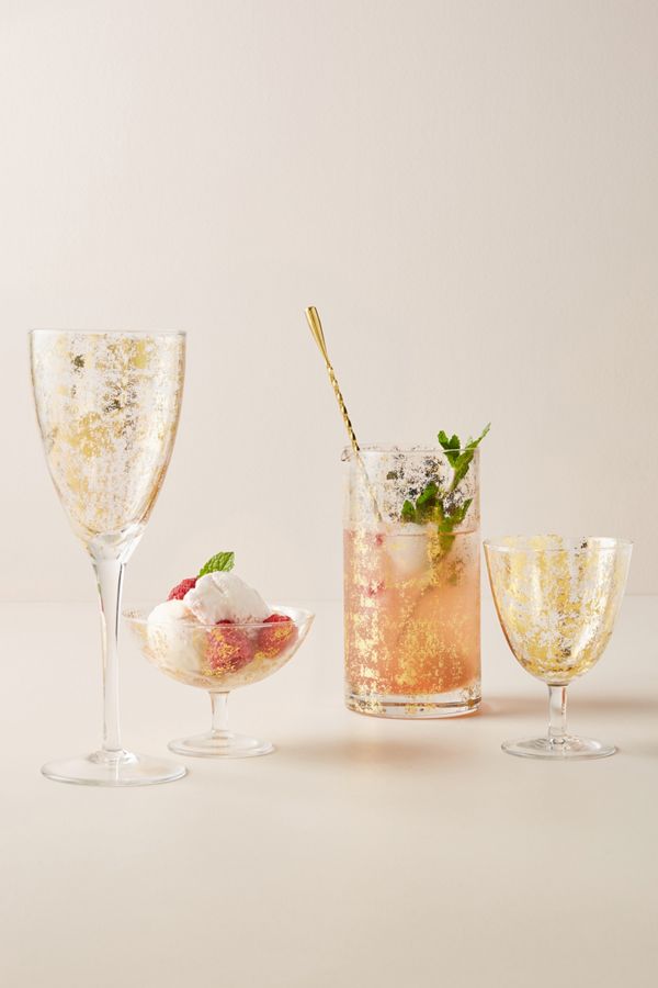 Foiled Glass Pitcher | Anthropologie