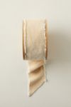 Antiqued Frayed Velvet Ribbon, 64MM | Anthropologie