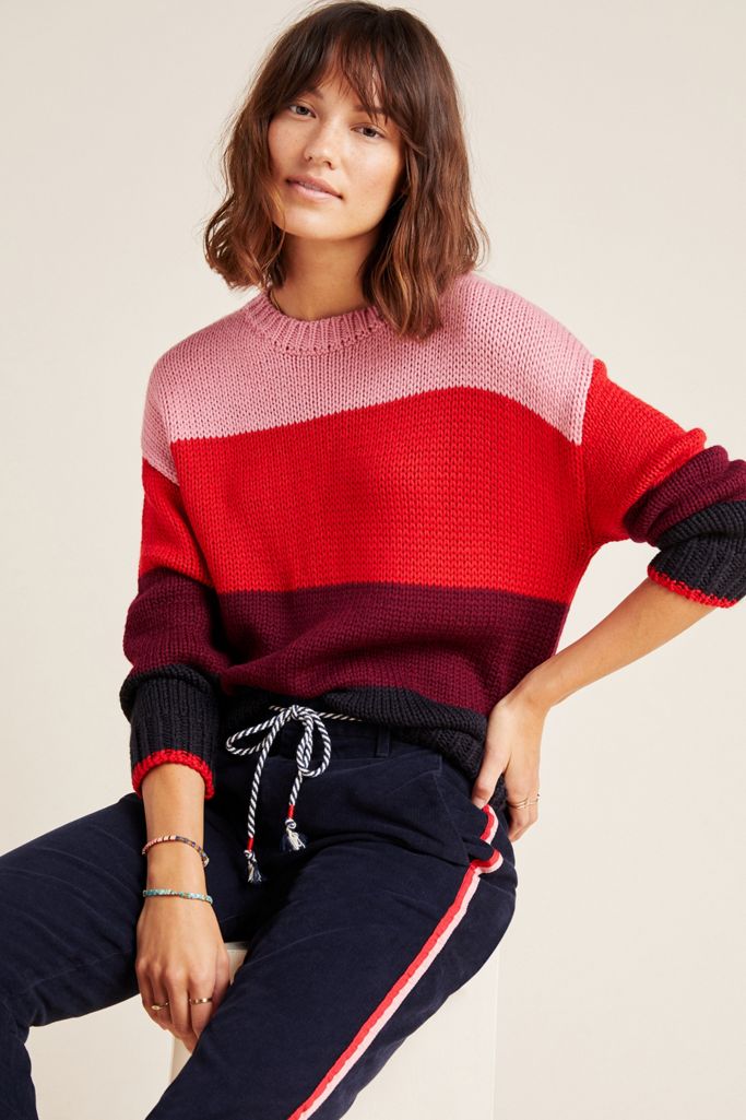 Sundry Scarlett Striped Sweater | Anthropologie