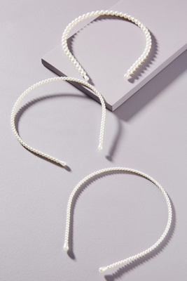 Zoey Pearl Headband Set | Anthropologie