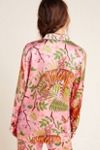Karen Mabon Tiger Blossom Silk Sleep Shirt | Anthropologie