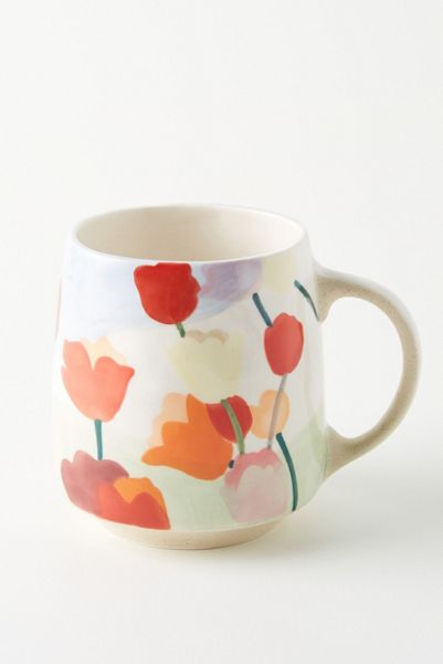 Tulip Mugs, Set of 4 | Anthropologie