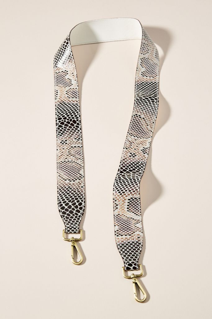 Snake-Printed Bag Strap | Anthropologie