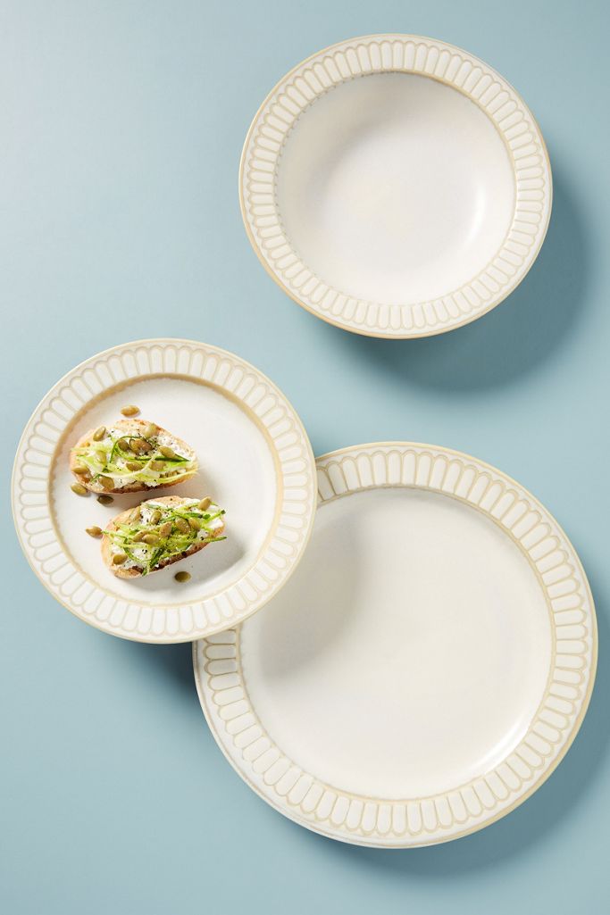 Arabella Dinner Plates, Set of 4 | Anthropologie