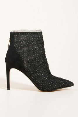 Sam Edelman Farren Glitter Mesh Boots | Anthropologie