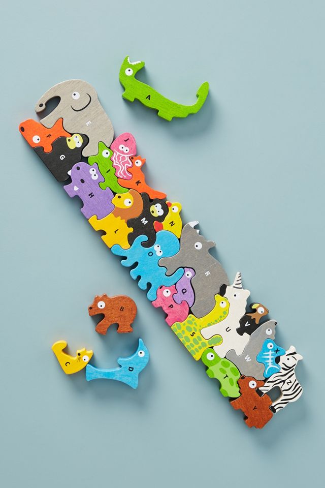 Animal Parade Alphabet Puzzle | Anthropologie