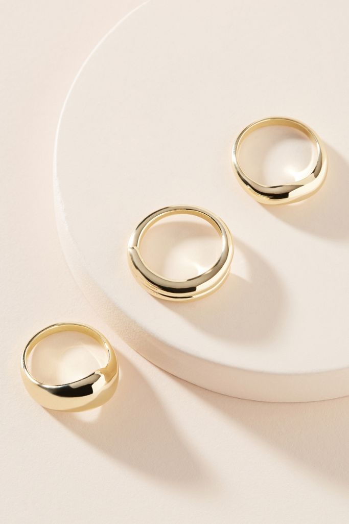 Shashi Statement Ring Set | Anthropologie