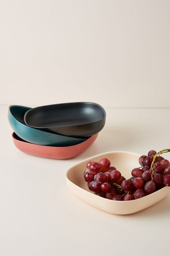 EKOBO Bamboo Melamine Bowls, Set of 4 | Anthropologie