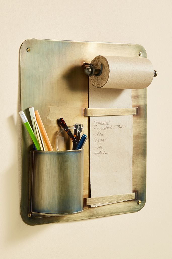 Wall-Mounted Scroll and Pencil Holder | Anthropologie