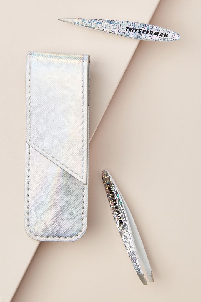 Tweezerman Holographic Mini Tweezer Gift Set | Anthropologie