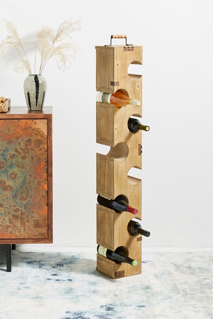 Wine Bottle Tower | Anthropologie