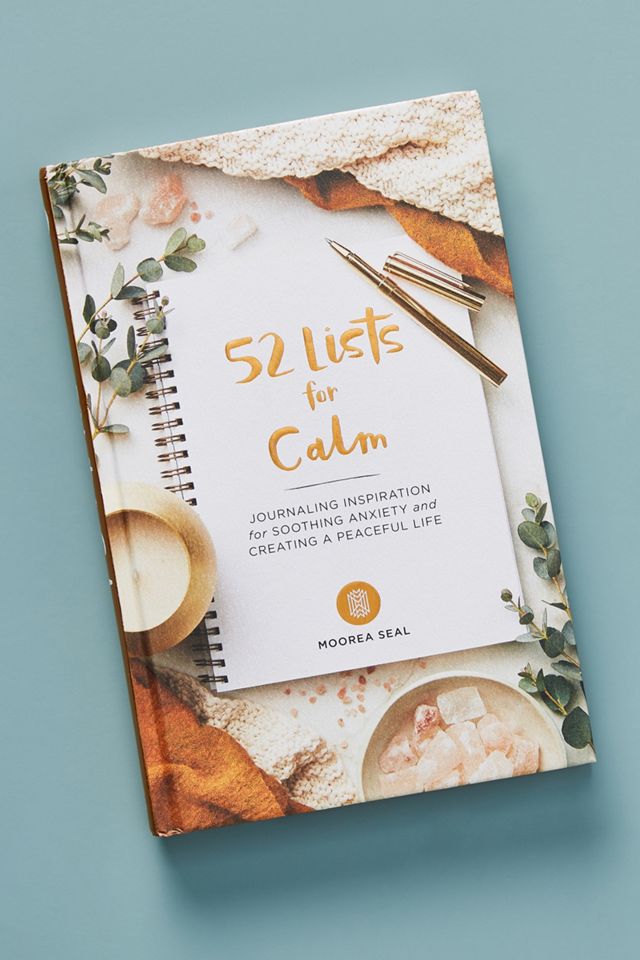 52 Lists for Calm Journal | Anthropologie