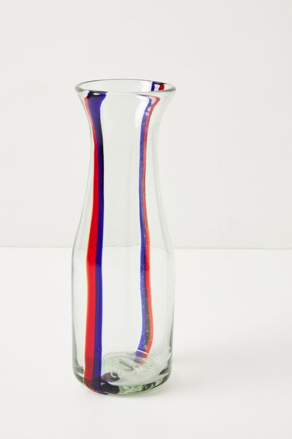 Clare V. for Anthropologie Striped Glass Carafe | Anthropologie UK