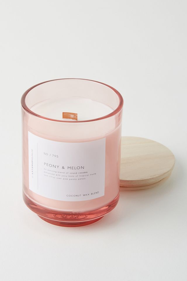 Gemma Wood Wick Glass Candle | Anthropologie